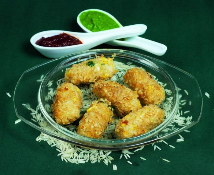 Corn Rice Fingers - If you want to take real fun of healthy snacks