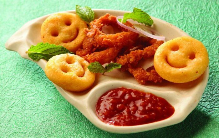 Onion Rings - If you want to try some instant and testy snacks for guests