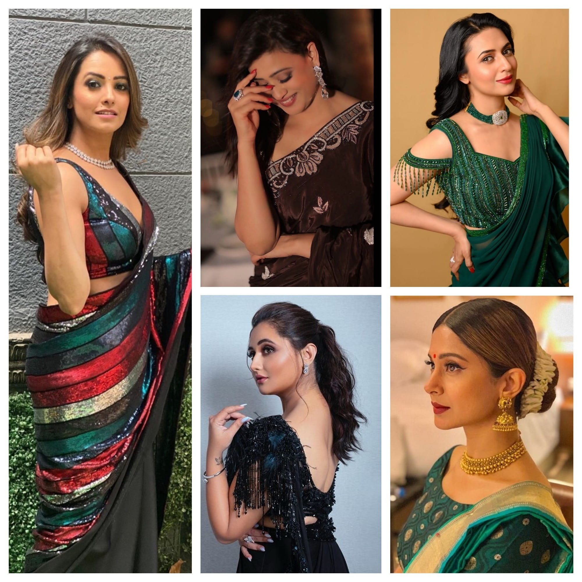 5 टीवी एक्ट्रेस साड़ी में लगती हैं बेहद खूबसूरत (5 TV Actress Looks ...